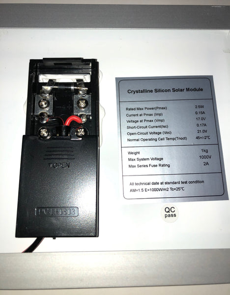 2.5 Watt 12V Solar Panel – SUNPUMP Marine